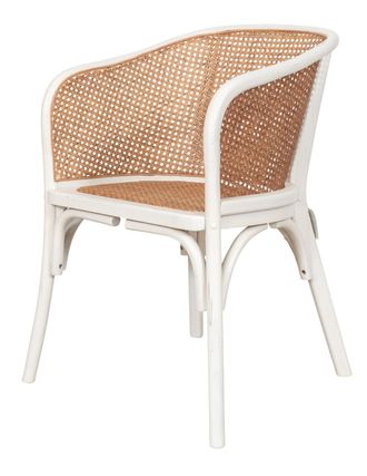 Biscottini International Vintage K&uuml;chenstuhl aus Holz und Rattan, 62 x 52 x 78 cm, Esszimmerstuhl, K&uuml;chenst&uuml;hle, Stuhl aus Holz und Wiener Stroh, St&uuml;hle f&uuml;r den Innen- und Au&szlig;