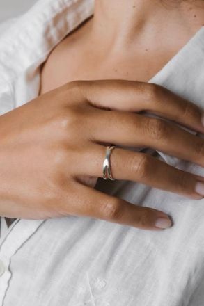 Jyoti Fair Works Damen vegan Ring Karana Silber