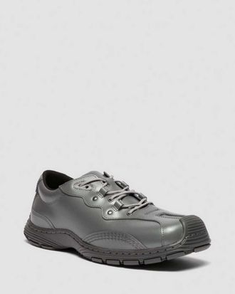 Dr. Martens Aurix Satin Finish Leder 5I Schuhe in Grau, Gr&ouml;&szlig;e: 37