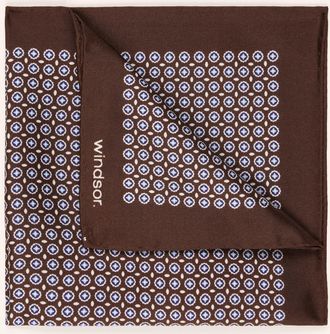 Windsor Windsor. Einstecktuch braun