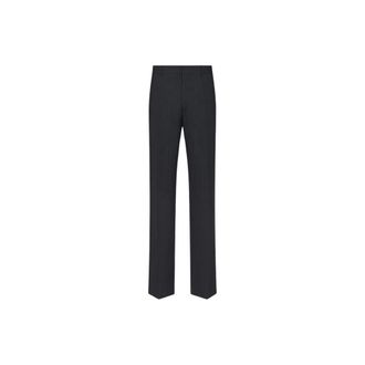 Dior Pantalon de costume &agrave; rayures tennis ajust&eacute; - Homme - Pantalons - Noir - Taille: XL