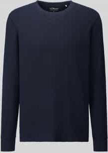 s.Oliver Red Label Regular Fit Langarmshirt aus reiner Baumwolle