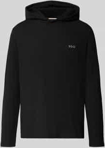 HUGO BOSS Relaxed Fit Sweatshirt aus Baumwoll-Mix Modell Waffle LS