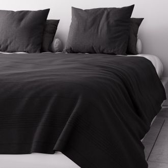 Soleil d'Ocre Adele, Berichterstattung z&uuml;ndete, geworfen von Sofa, Polycoton, Grau, 220 x 240 cm