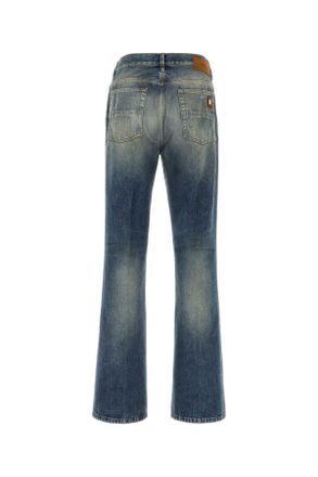 Amiri Mens Denim Jeans Denimlapis Exterior: Cotton