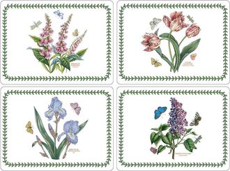 Portmeirion Set de 4 grands sets de table - Jardin Botanique