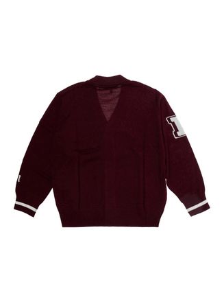 Emporio Armani Boys Long-Sleeved T-Shirt Bordeaux Cotton Top