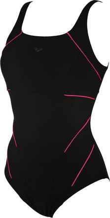 Arena Arena Damen Jewel R One Piece Swimsuit, Black-Rose Violet, 36 EU