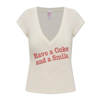 Re/Done Femme, Tops, Beige, Taille: 42 FR T-Chemises
