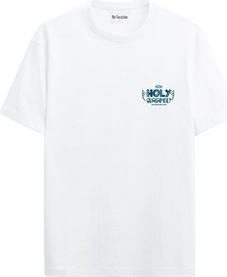 On Vacation T-Shirt aus Bio-Baumwolle mit beidseitigem Print in