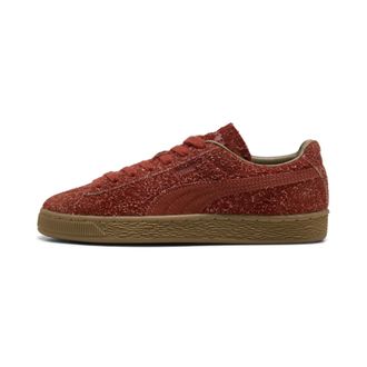 Puma x DANI&Euml;LLE CATHARI Suede Fuzzy Sneakers Unisex, Schuhe, Rot, 40.5