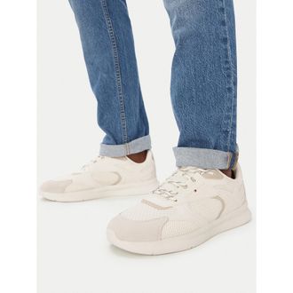 Tommy Hilfiger Sneakers Tommy Hilfiger Lightweight Runner Monocolor FM0FM05928 Wei&szlig;