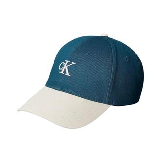 Calvin Klein Homme, Accessoires, Vert, Taille: ONE Size Cotton Baseball Cap