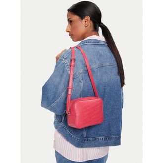 Tommy Jeans Handtasche Tommy Jeans Tjw Must Aop Camera Bag AW0AW17865 Dunkelrot