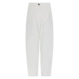 Max Mara Damen, Hosen, Wei&szlig;, XSGr&ouml;&szlig;e