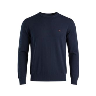 Harmont & Blaine Strickpullover mit Rundhalsausschnitt - - Knitwear - Herren - Blau - 2XL