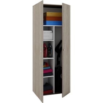 ebuy24 Holz Besenschrank Putzschrank Vandol
