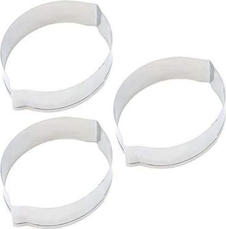 DOITOOL 3pi&egrave;ces Moules &agrave; G&acirc;teaux Acier Inoxydable Citron Pour Boulangerie Outils De D&eacute;coupe Pour Biscuits Et