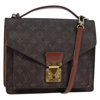Louis Vuitton Sac bandouli&egrave;re en toile Pre-owned - Femme - Pre-owned - Brun - Taille: ONE Size