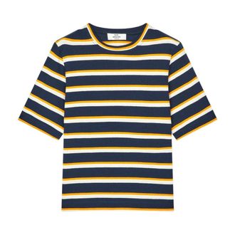 Mads Norgaard Combed Jersey Dye Thorbj&oslash;rn T-Shirt - - Tops - Damen - Mehrfarbig - L