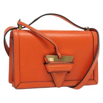 Loewe Pre-owned Leder Schultertasche - - Pre-owned - Damen - Orange - ONE SIZE