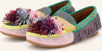 Kurt Geiger Mokassins Mit Schmucksteinen gelb