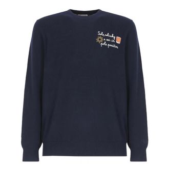 Saint Barth Herren, Strickwaren, Blau, 2XLGr&ouml;&szlig;e