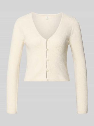 Only Regular Fit Strickjacke mit Perl-Optik-Kn&ouml;pfen Modell RICA LIFE