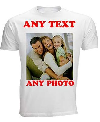 4sold Votre Souhait Image/Texte Conception personnalisée t-Shirt personnalisé Unisex t Shirt Cadeau Surprise Anniversaire Bachelor Party équipe Party (Avant