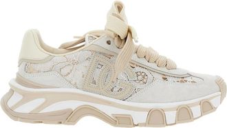 Dolce & Gabbana Femme, Chaussures, Beige, Taille: 36 EU Baskets Country Road en dentelle