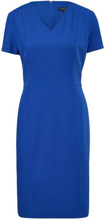 Comma Minikleid Kleid Etuikleid mit V-Ausschnitt