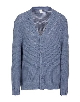 8 by YOOX RECYCLED COTTON V-NECK CARDIGAN