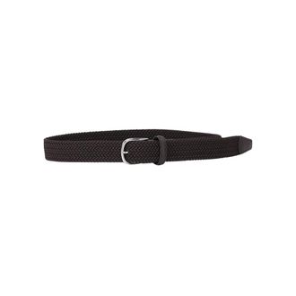 Anderson's 3-5cm Gewebter Lederg&uuml;rtel - - Accessories - Herren - Braun - 95 CM