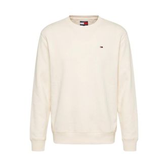 Tommy Jeans Reg Badge Crew - Homme - Sweatshirts et sweats &agrave; capuche - Beige - Taille: M