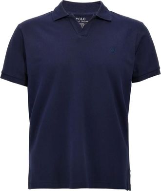 Polo Ralph Lauren Homme, Tops, Bleu, Taille: XL Polo Stretch Coupe Slim Personnalis&eacute;e