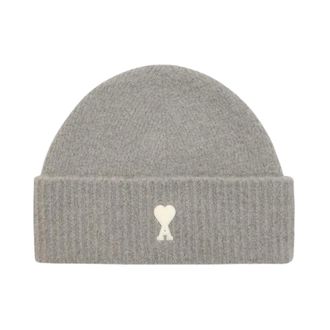 Ami De Coeur Beanie - - Accessories - Herren - Grau - ONE SIZE