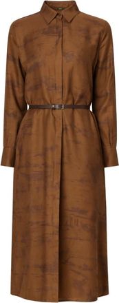 Max Mara Femme, Robes, Brun, Taille: 42 FR Robe Chemise