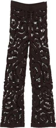 Pinko Pinko, Femme, Pantalons, Brun, Taille: 40 FR Straight Pantalons