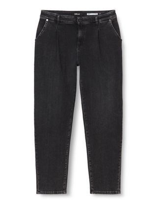 Replay Damen Jeans Joans Tapered-Fit aus Comfort Denim, Dark Grey 097 (Grau), 23W