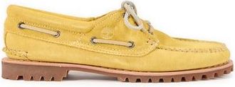 Timberland Chaussures bateau crant&eacute;es en cuir
