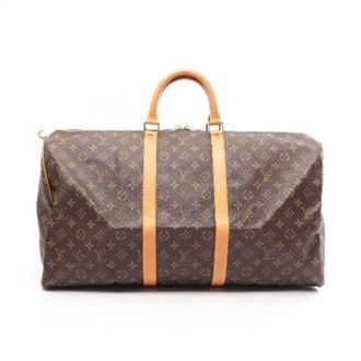 Louis Vuitton Pre-owned Keepall 55 Monogram Boston Bag - - Pre-owned - Damen - Braun - ONE SIZE