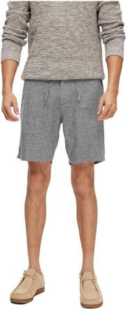 Selected Herren Slhregular-brody Linen Shorts Noos, Sky Captain/Detail:mixed W. Oatmeal, XXL