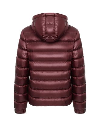 Colmar Shiny Nylon with Detachable Hood Down Jacket - Brick