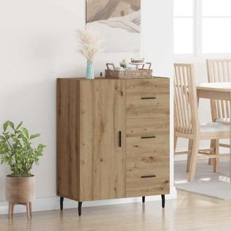 vidaXL Buffet avec tiroir Ch&ecirc;ne artisanal 69,5 x 34 x 90 cm vidaXL