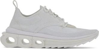Ferragamo Homme, Chaussures, Blanc, Taille: 45 EU Nylon Athletic Baskets