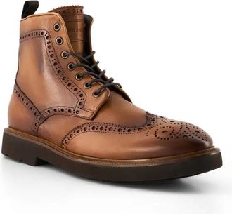Rosso E Nero Herren Schuhe braun Glattleder