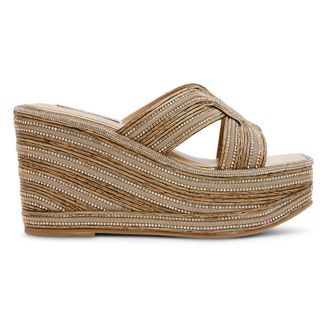 Steve Madden Femme, Chaussures, Rose, Taille: 37 1/2 EU Justice Wedge