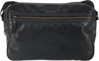 Gucci unisex, Pre-owned, Noir, Taille: ONE Size Sac bandouli&egrave;re en plastique Pre-owned