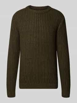 Jack & Jones Regular Fit Strickpullover aus Baumwoll-Mix Modell AXON
