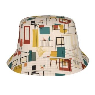 Generic Chapeau De Godet Image Moderne du Milieu du Si&egrave;cle Chapeaux De Visi&egrave;re Mode &Eacute;t&eacute; Bonnet Soleil, pour La Randonn&eacute;e, Le Camping, Chasse, 56-58cm
